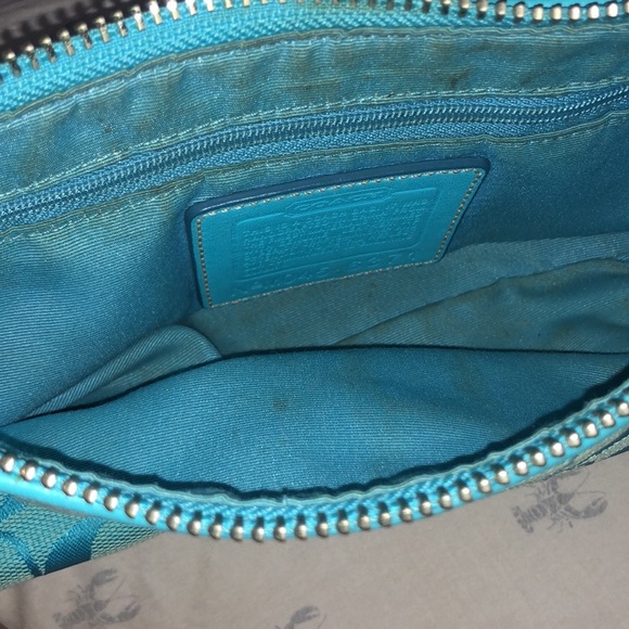 Coach | Bags | Vintage Teal Coach Shoulder Bag | Poshmark